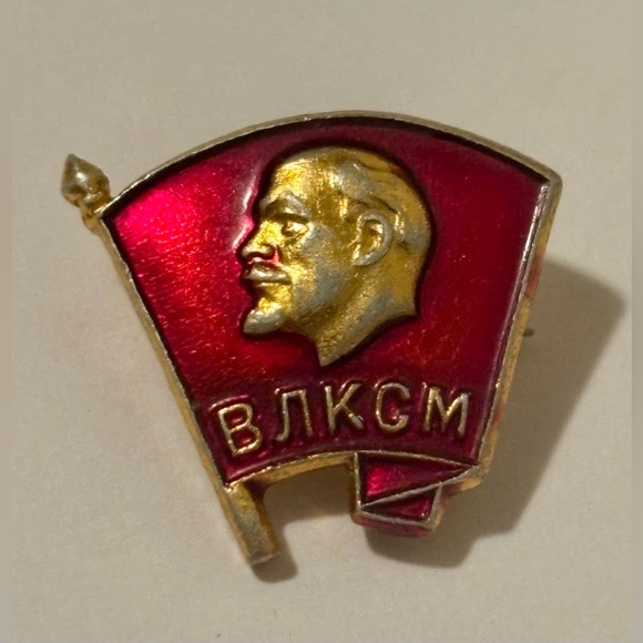 Other | Authentic Rare Russia Ussr Sovietera Vlksm Komsomol Lenin ...
